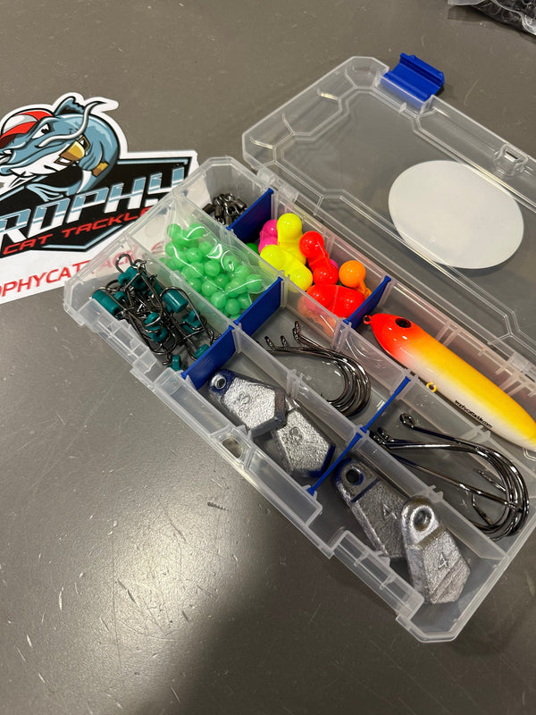 Trophy Cat Tackle Jr Edition Box – Kids Catfish Tackle Kit - Pescador ...